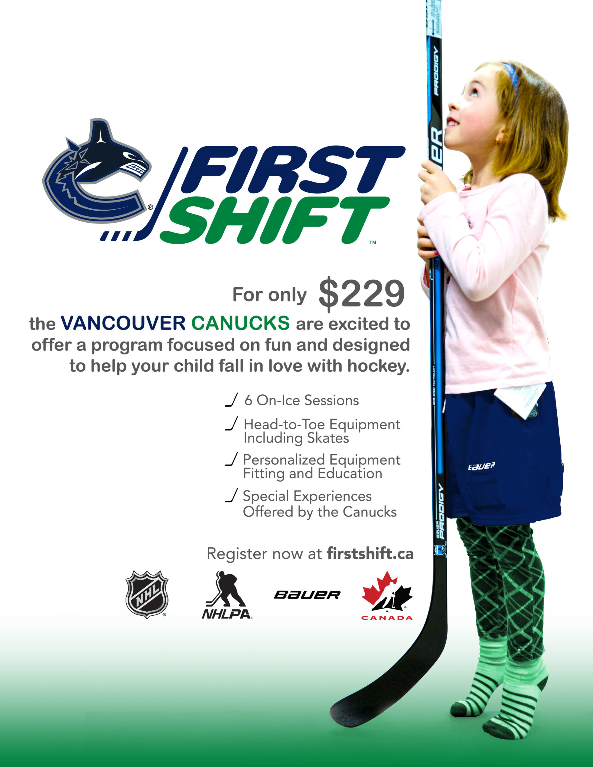 Vancouver Canucks First Shift Program - Williams Lake Minor Hockey ...